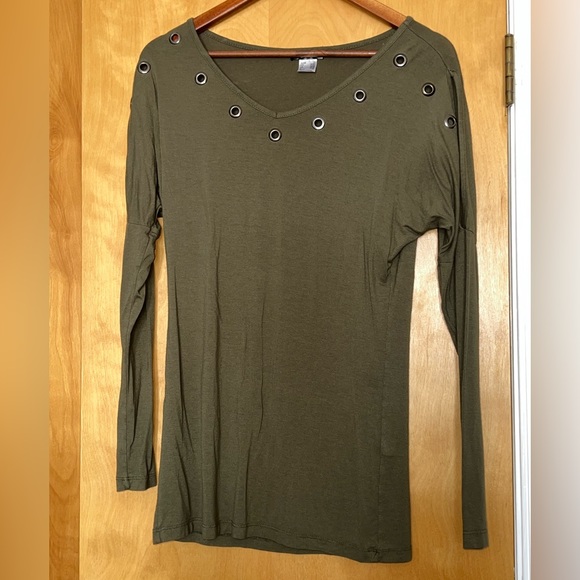 VENUS | Tops | Long Sleeve Olive Green Top From Venus | Poshmark